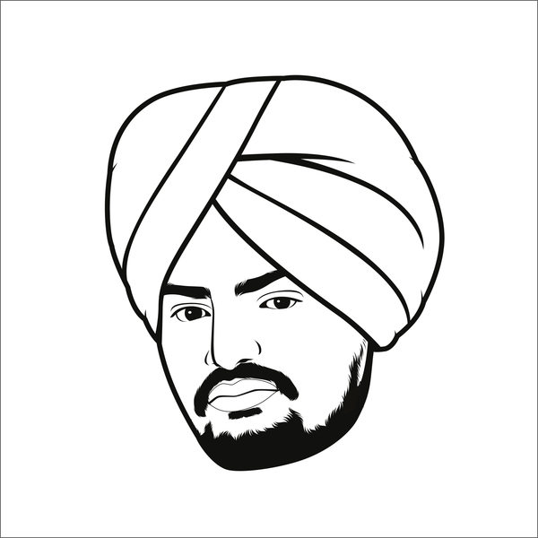 Sidhu Moosewala Pin – Panjabs Finest